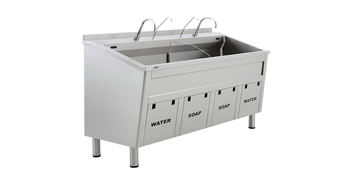 Scrub Unit Double NSS 2002 - Health Projects - Nuprom.com